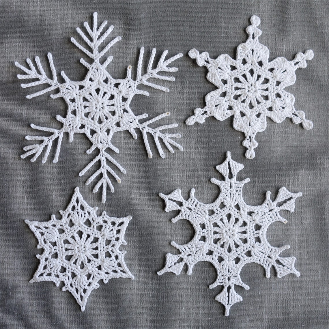 Mix and Match Snowflakes: an Ebook of Crocheted Snowflakes - Etsy