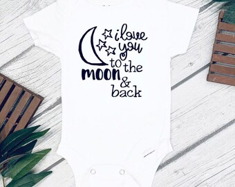 Stars and Moon Baby Clothes | Etsy