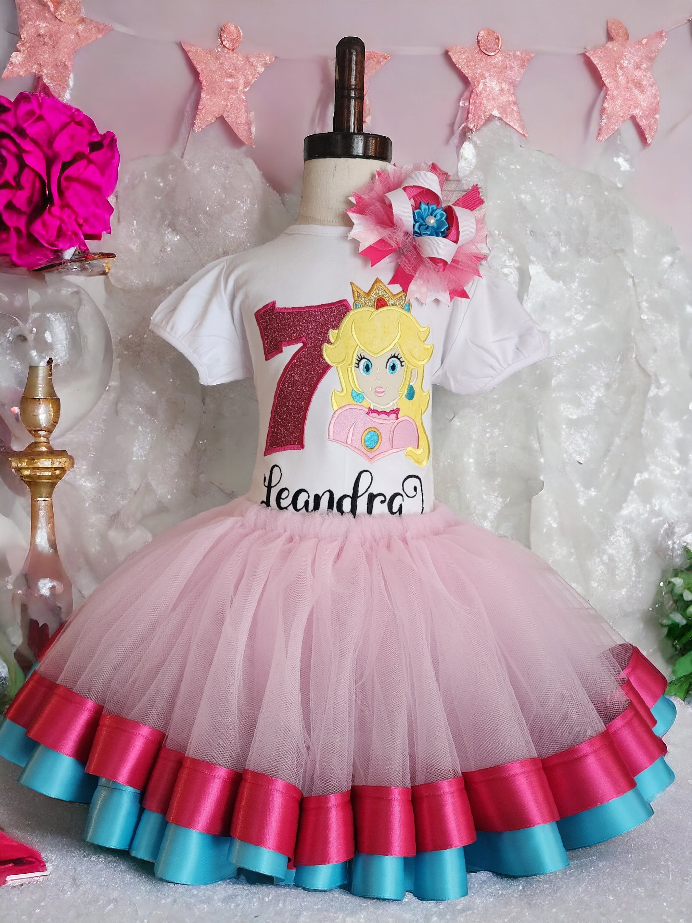 Princess inspired outfit, pink princess top and matching tutu, first ...