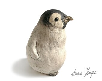Ceramic Penguin Sculpture - Etsy