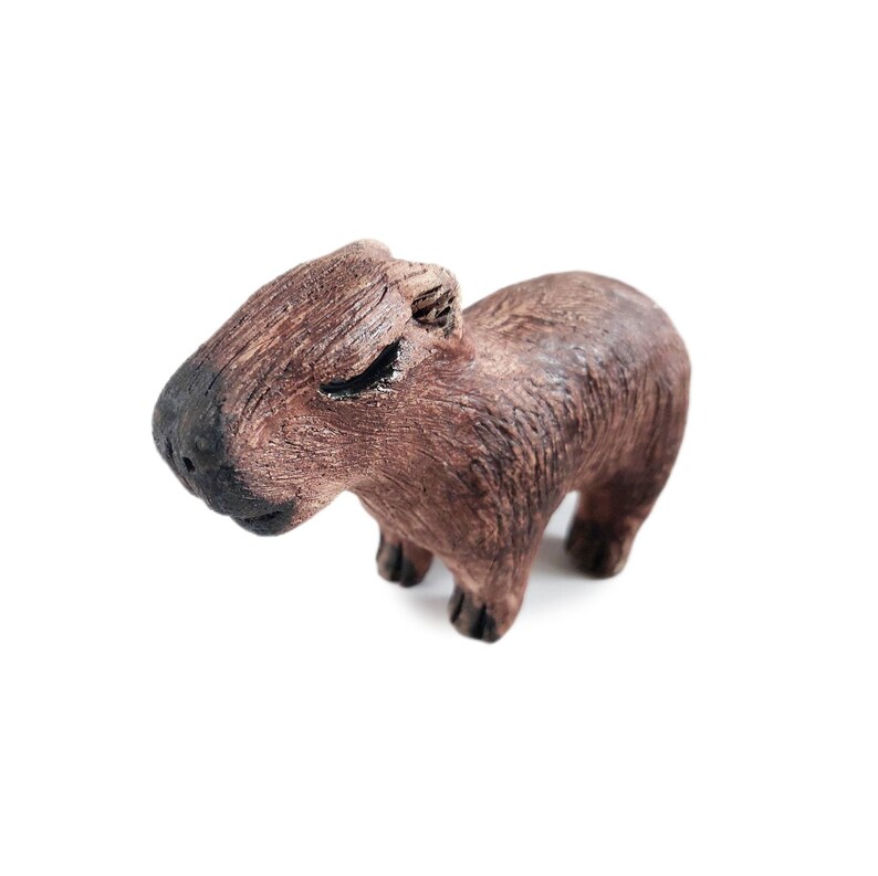 Capybara Figurine/ Capybara Ceramic Sculpture - Etsy