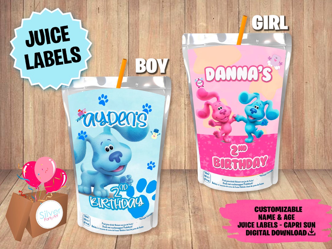 Blue's Clues and Magenta Juice - Blue and Magenta Fun Party - Only ...