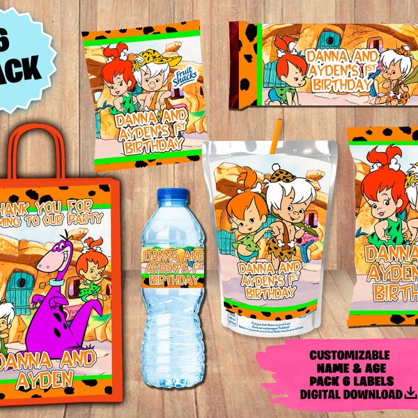 Pebbles and Bam Bam - Etsy