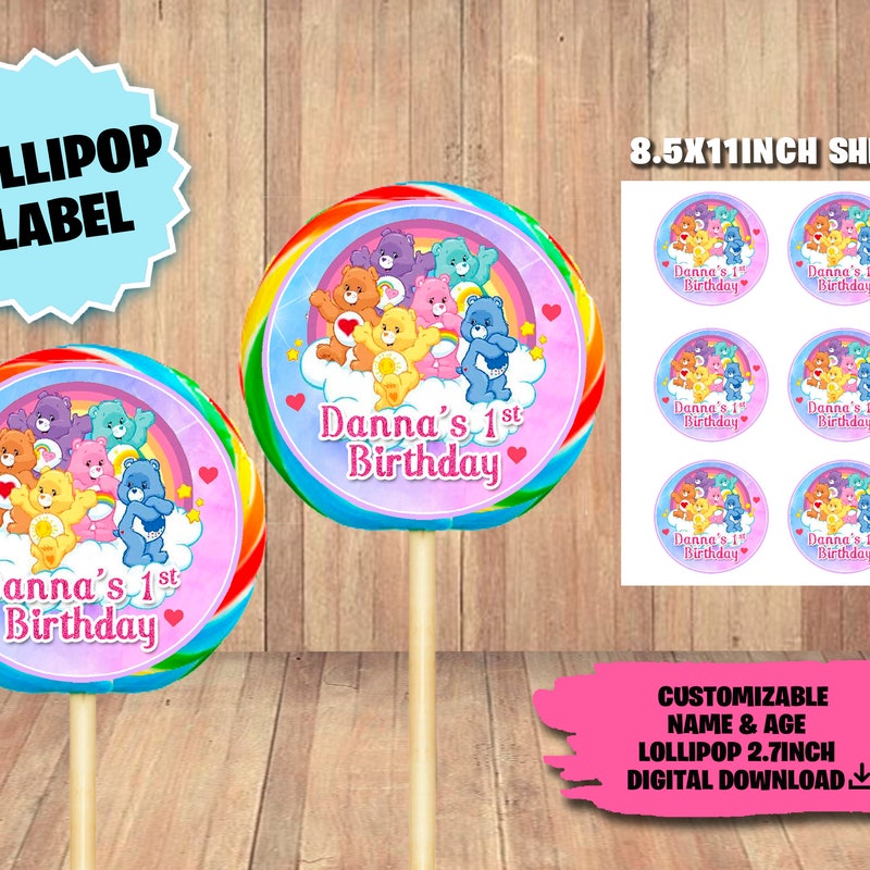 Lollipop Stickers - Etsy