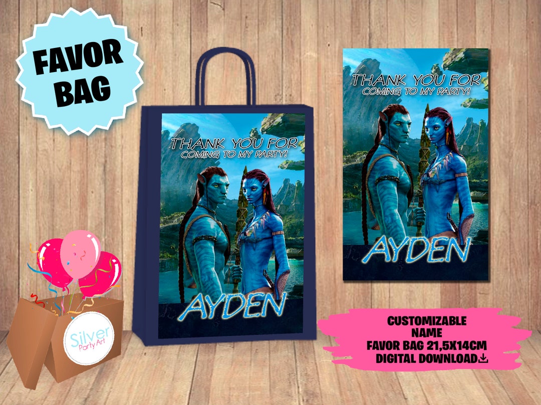 Labels for Avatar Party - Favor Bag - Gift Bag - Goodie Bag - Label ...