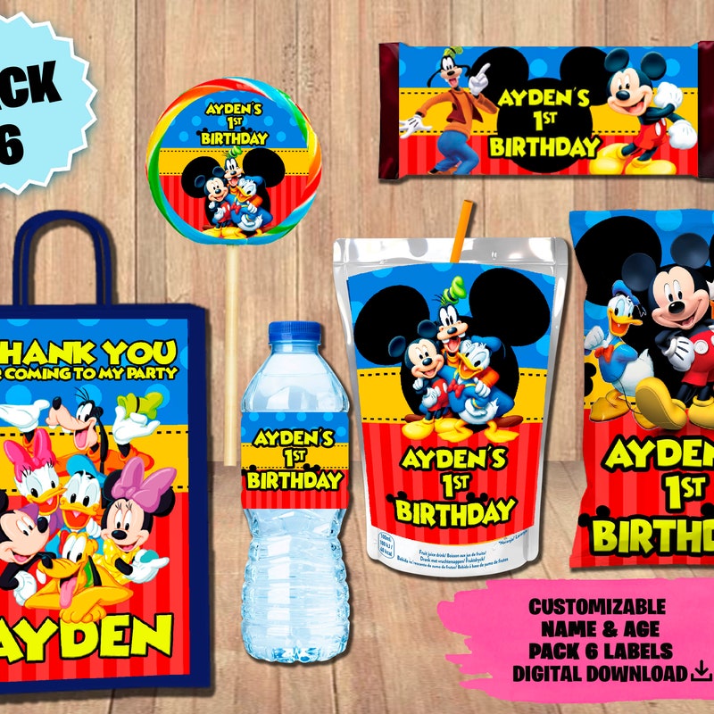 Mickey Mouse Party - Etsy