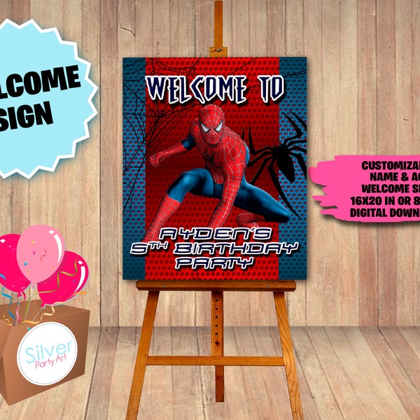 Miles Morales Welcome Sign - Etsy