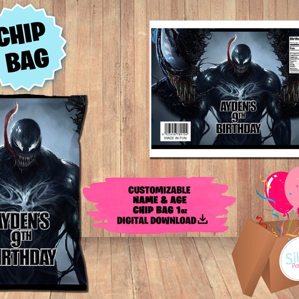 Venom Birthday Party Invitation - Etsy