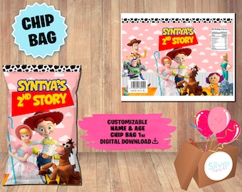 Labels for Toy Story Party - Chip Bag Label - DIGITAL DOWNLOAD - Toy ...