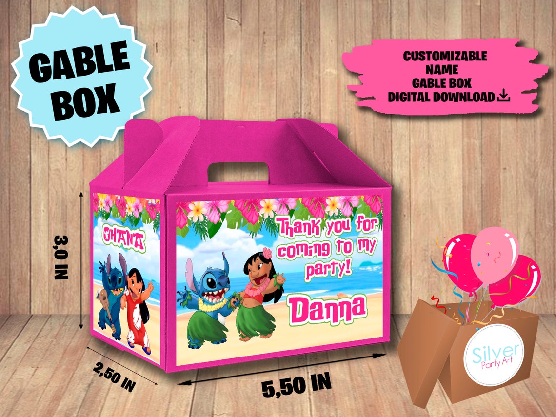 Label for Lilo and Stitch Birthday Party Lilo and Stitch - Etsy UK