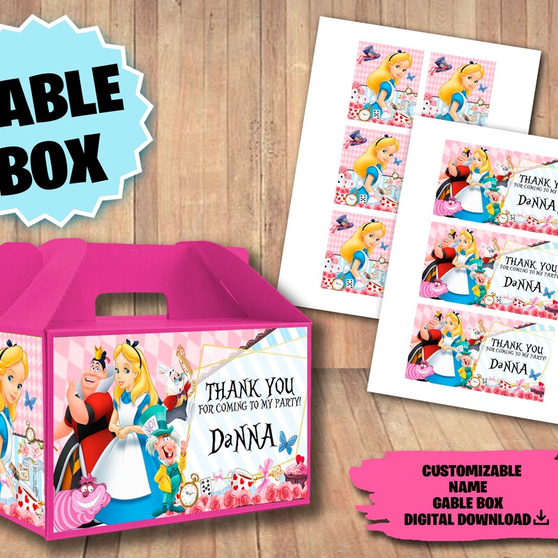 Alice Favor Box - Etsy