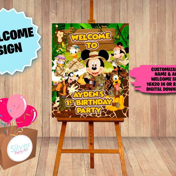 Mickey Mouse Sign - Etsy UK
