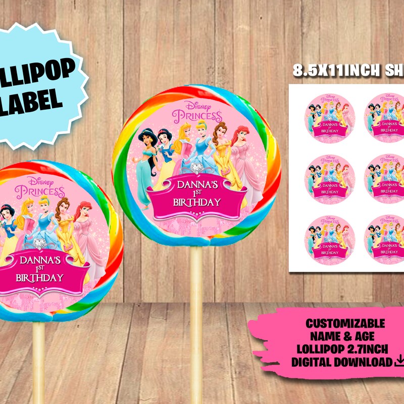 Princess Lollipop - Etsy