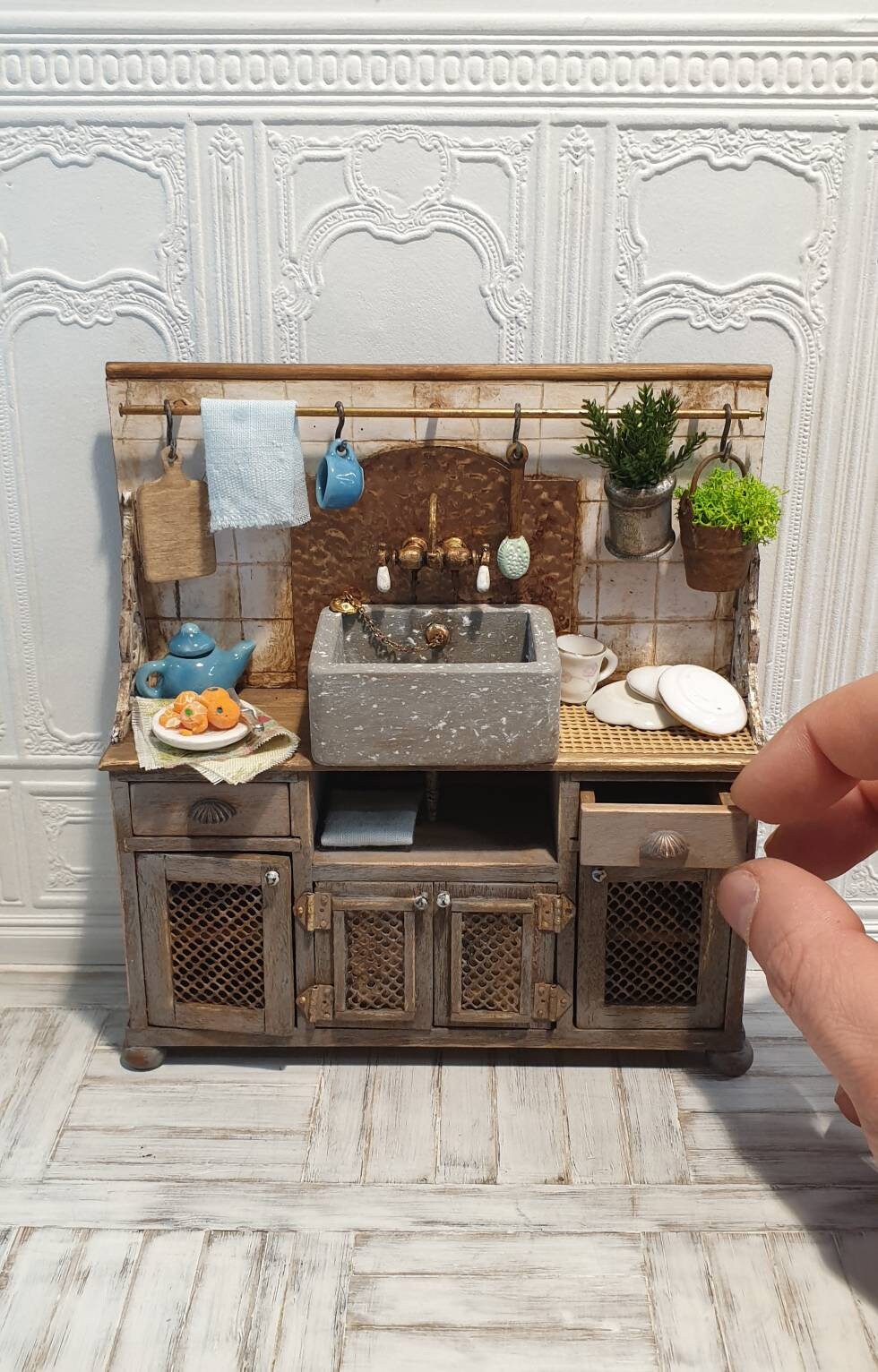 SPECIAL Sale.miniature Kitchen Sink Cabinet. - Etsy