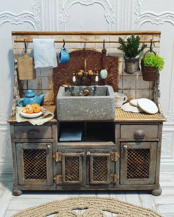 SPECIAL Sale.miniature Kitchen Sink Cabinet. - Etsy