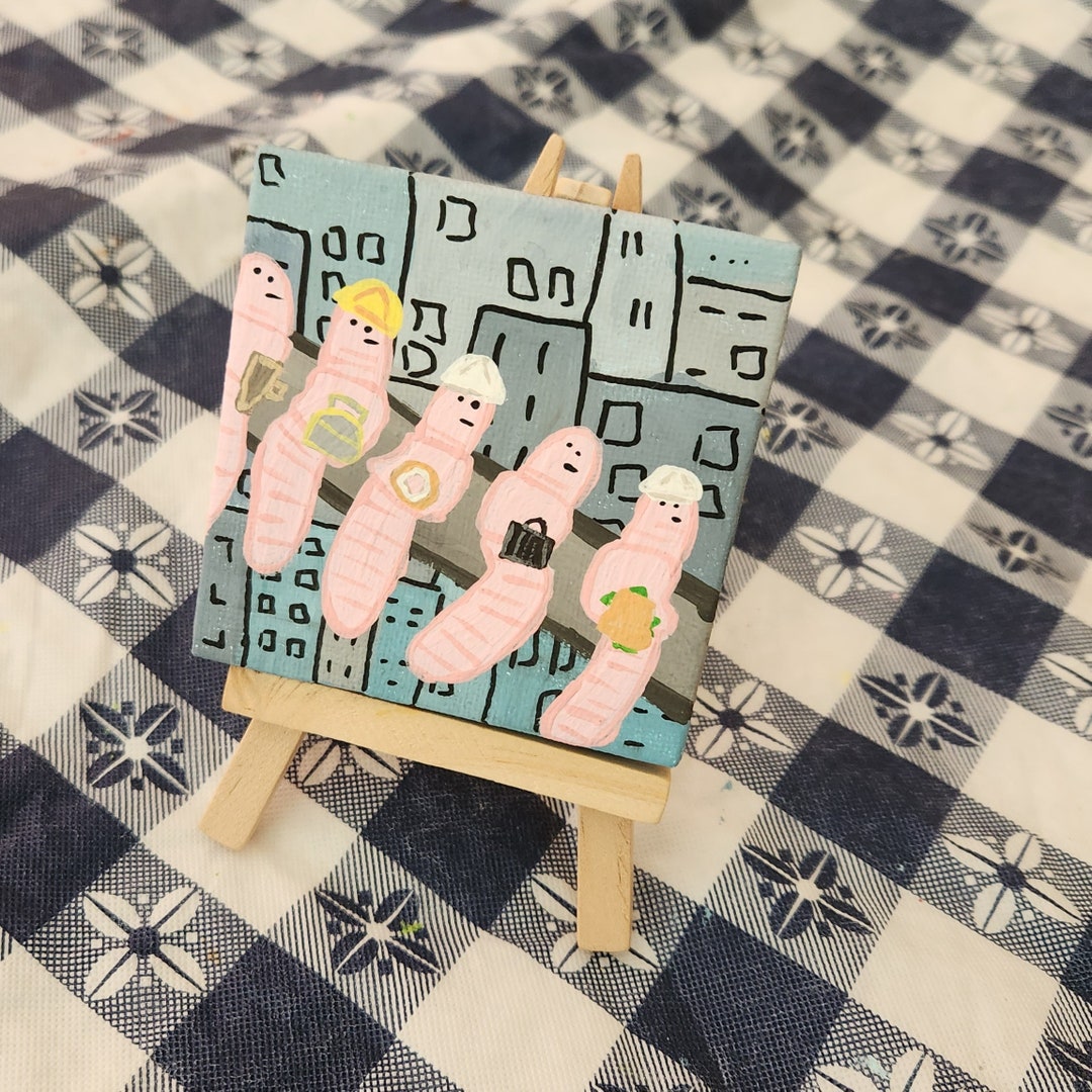 Lunch Atop a Skyscraper, If They Were Worms! - Etsy