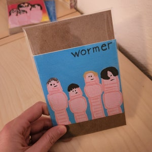 Weezer If They Were Worms art Print - Etsy
