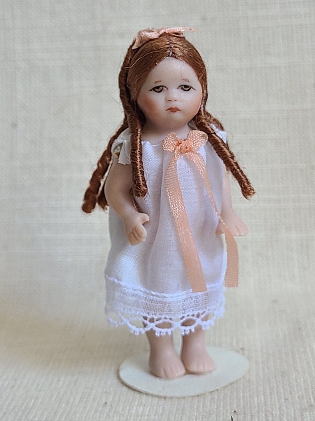 Porcelain Doll, Petite Little Doll Made by Cathy Hansen - Etsy
