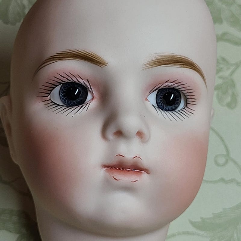 Porcelain Doll Head - Etsy