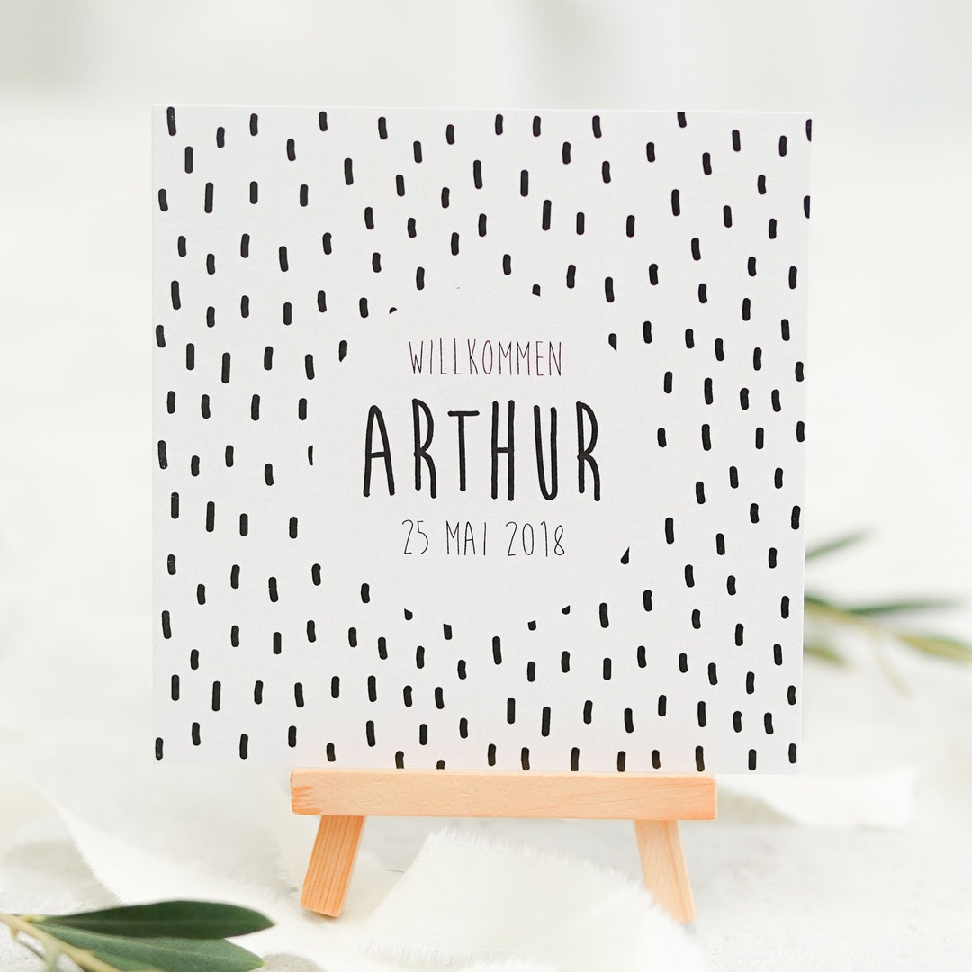 Arthur Thank You Card for the Birth Including Envelopes - Etsy