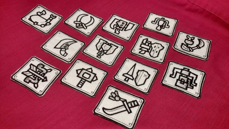 Weapon Emblem Monster Hunter Inspired Weapon Patch | Etsy