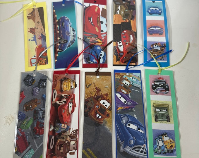 Disney Pixar Cars Bookmark Set of Ten - Etsy