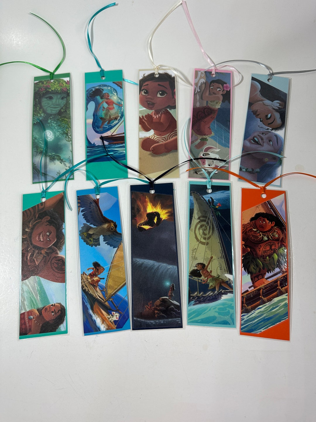 Disney Moana Bookmark Set of Ten - Etsy