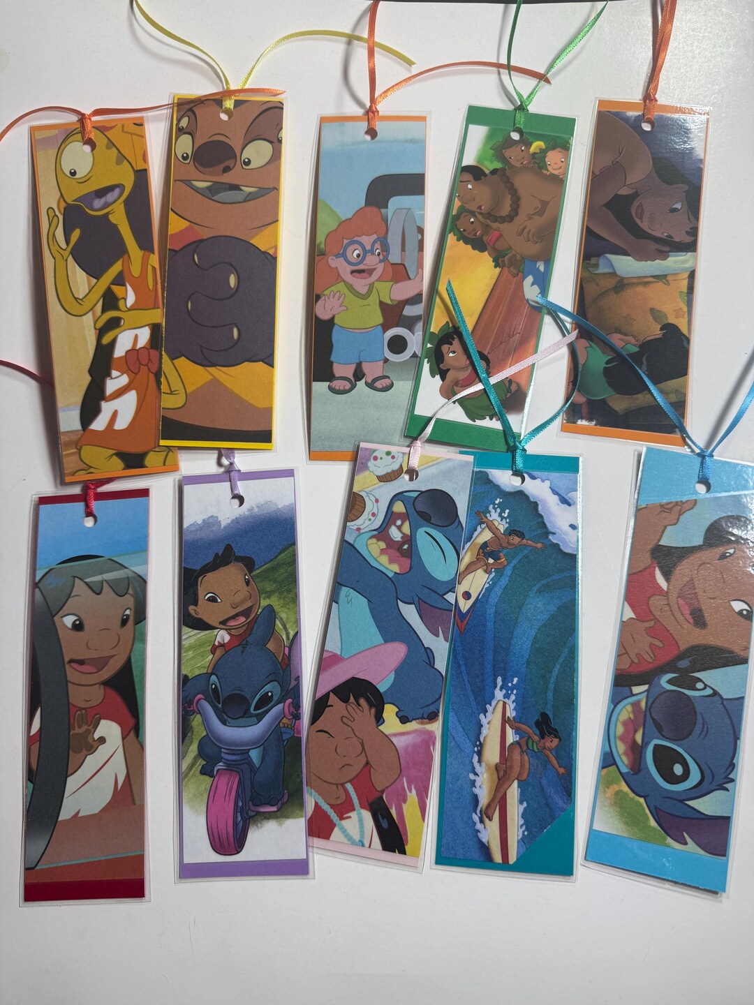 Disney Lilo and Stitch Bookmark Set of Ten - Etsy