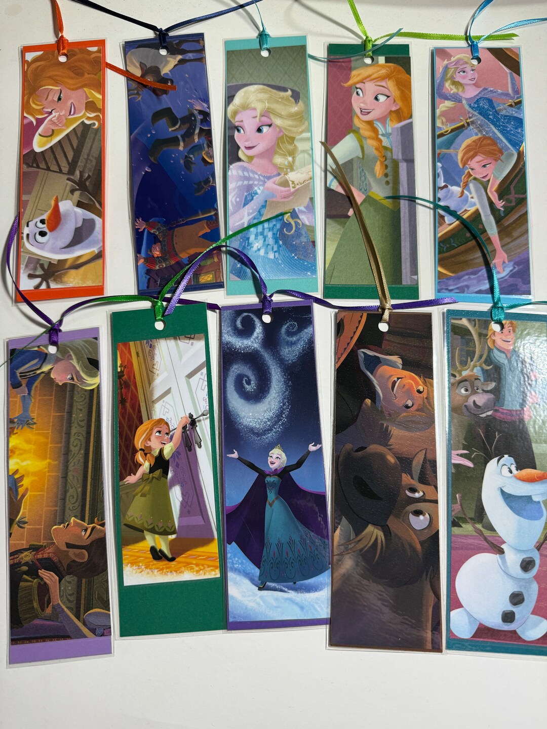 Disney Frozen Bookmark Set of Ten - Etsy