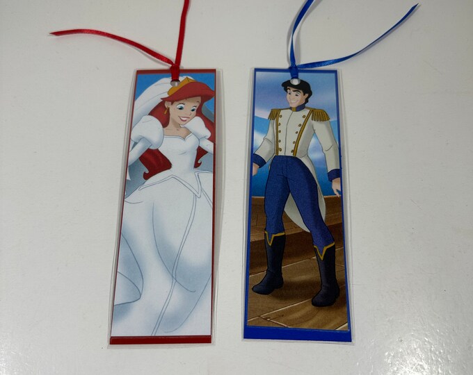Disney the Little Mermaid Bookmark Set of Two - Etsy