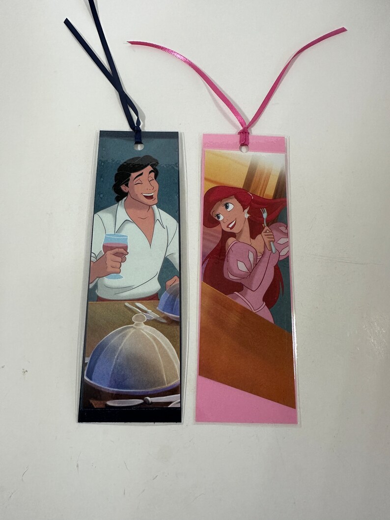 Disney the Little Mermaid Bookmark Set of Two - Etsy