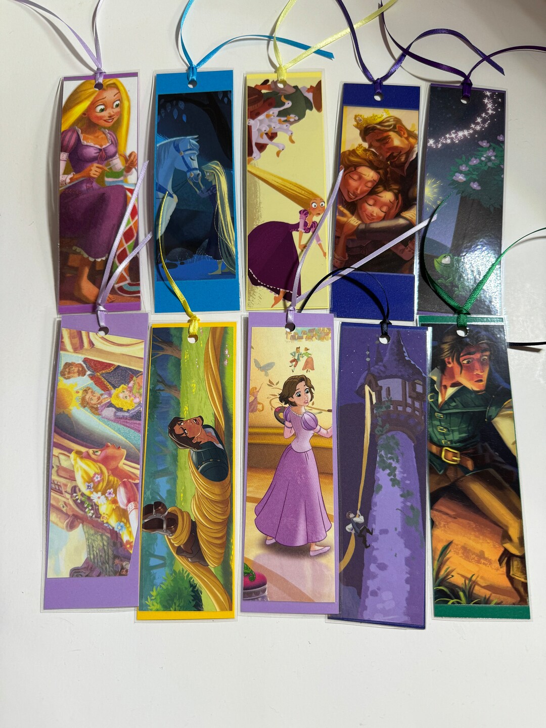 Disney Tangled Bookmark Set of Ten - Etsy