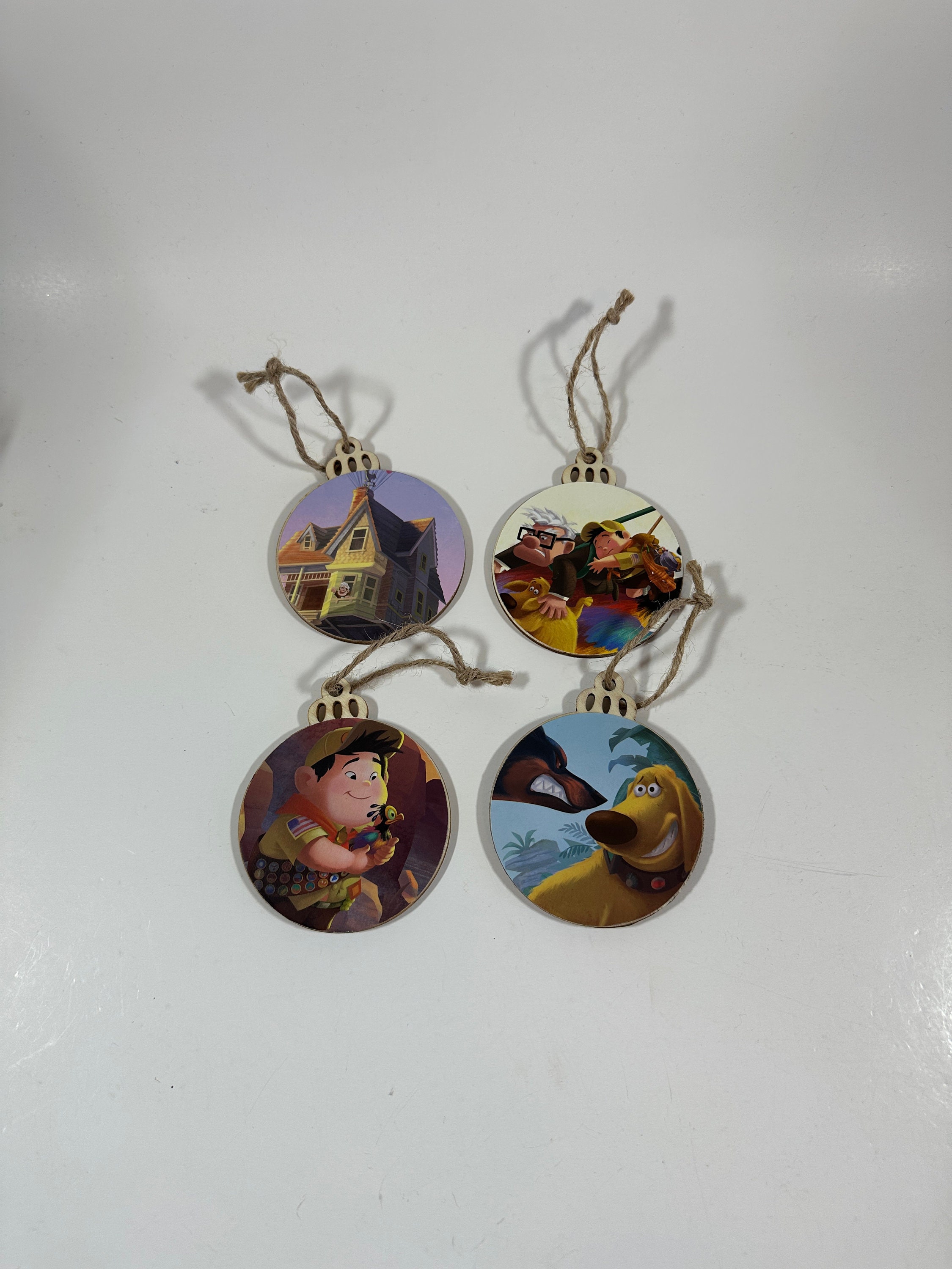 Disney Pixar up Ornament Set of Four - Etsy