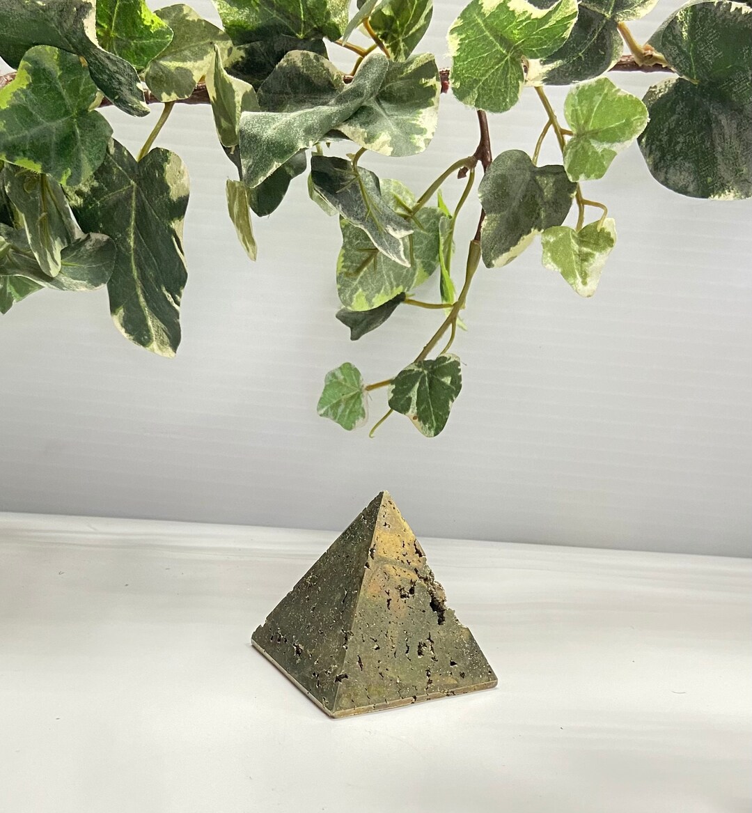 Energized Polished Pyrite Pyramid From Peru - Etsy
