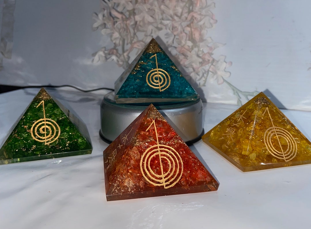 Reiki Pyramid,reiki, Reiki Symbols, Feng Shui Pyramids - Etsy