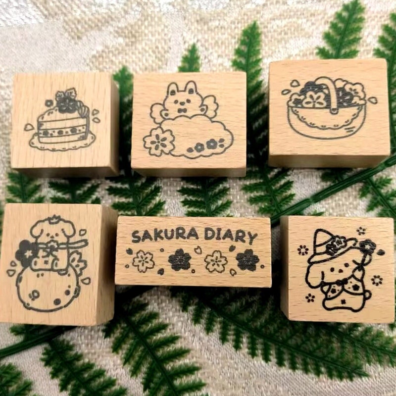 Sakura Stamp - Etsy