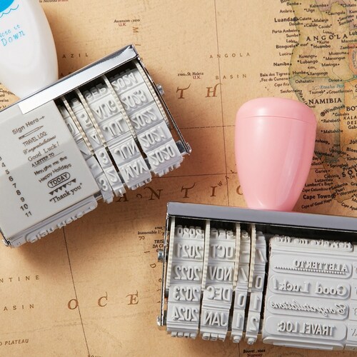 Roller Date Stampcalendar Stamps With Decorative Pattern for | Etsy