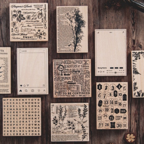 8pcs Clear Stamps for Journaling Plannersmini Weather Stamp | Etsy