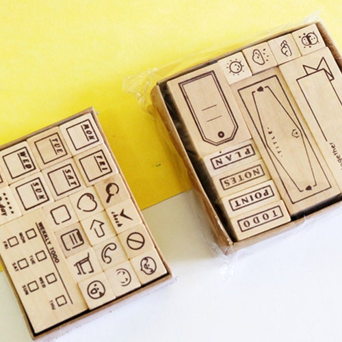 Weekly Planner Stamp Set Journal Stamps Diary Planner Stamps - Etsy