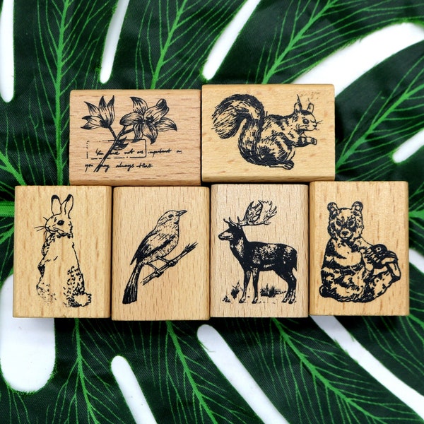 Deer Rubber Stamp - Etsy