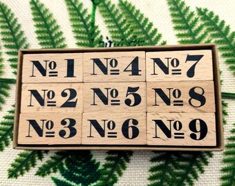 Number Rubber Stamps - Etsy UK