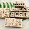 Number Rubber Stamp Set, Large Rubber Numbers Stamps, 12pcs Card Making ...