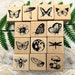 Number Rubber Stamp Set, Large Rubber Numbers Stamps, 12pcs Card Making ...