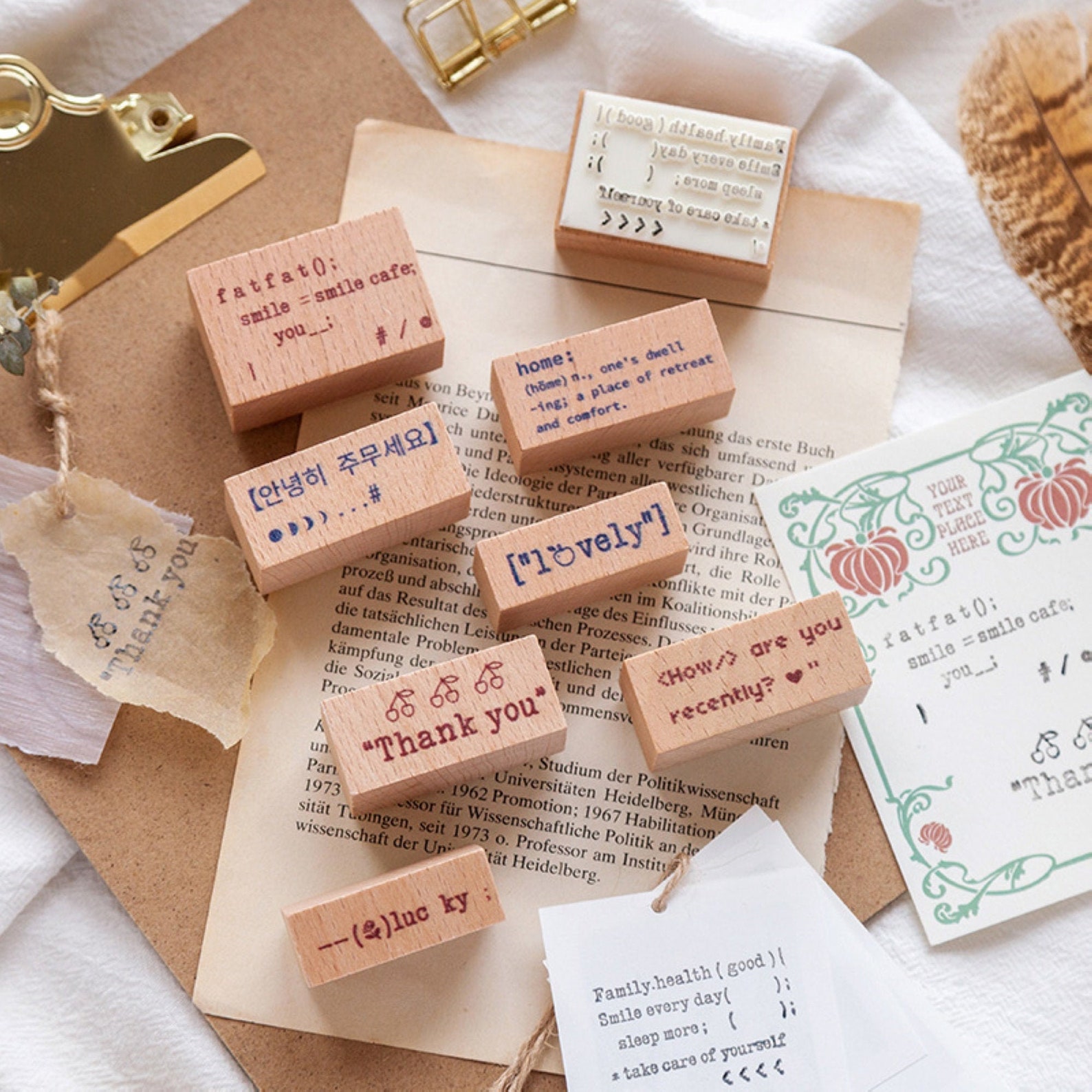 Greeting Stamp Letters Wooden Rubber Stamp for Card Making | Etsy