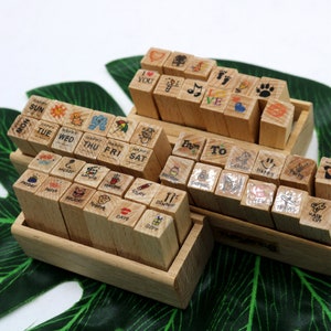 DIY Diary Planner Stamp Set Mini Day Planner Stamps Weekly Planner ...