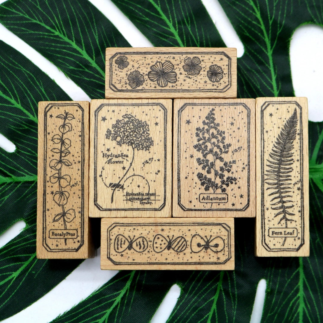 Forest Wood Rubber Stamp for Card Making Scrapbooking Journal Diary ...