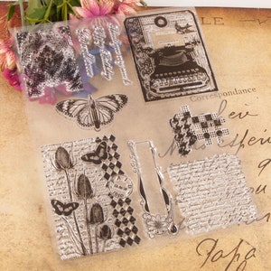 Retro Large Background Stamps Set for Scparbooking Paper Stamping DIY ...