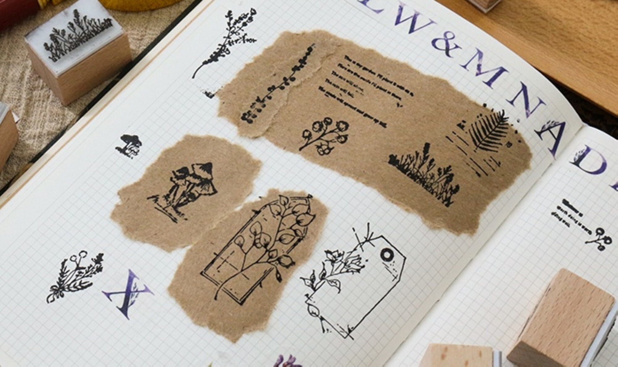 12pcs Floral Rubber Stamp Set Vintage Stamps Card Diary - Etsy