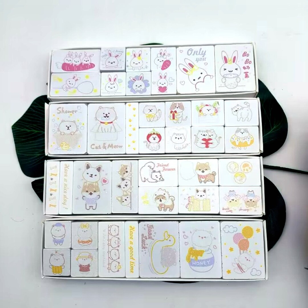 Cute Animals Stamp Set for Scrapbooking, Card Making,journal Diary ...