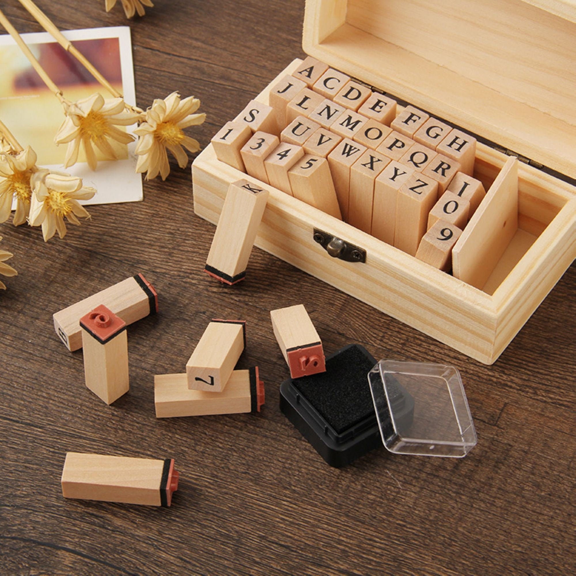 36pcs Alphabet Stamps Set for Clay Number Stamps Set for - Etsy UK